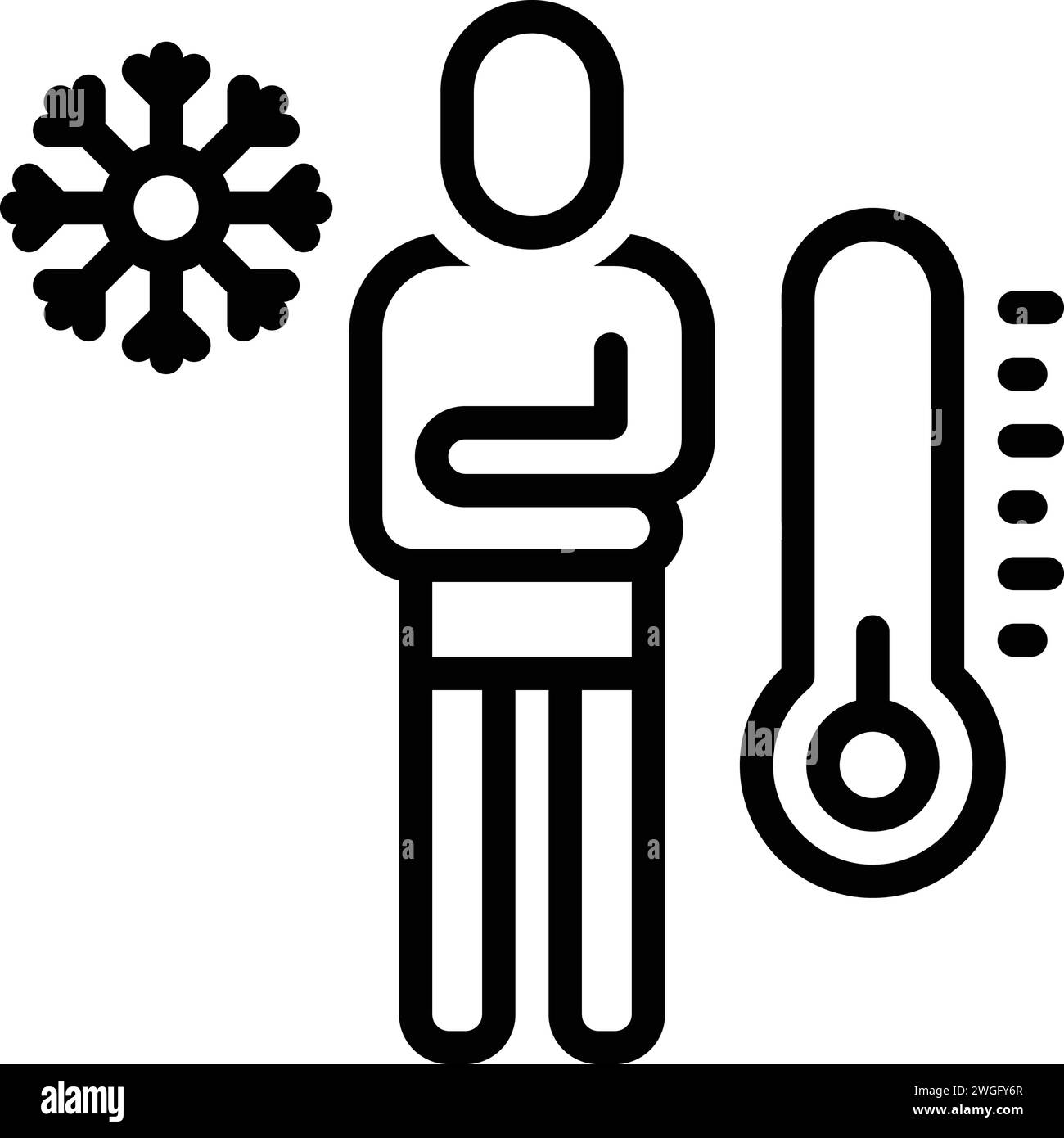 Icon for cold,thermometer Stock Vector Image & Art - Alamy