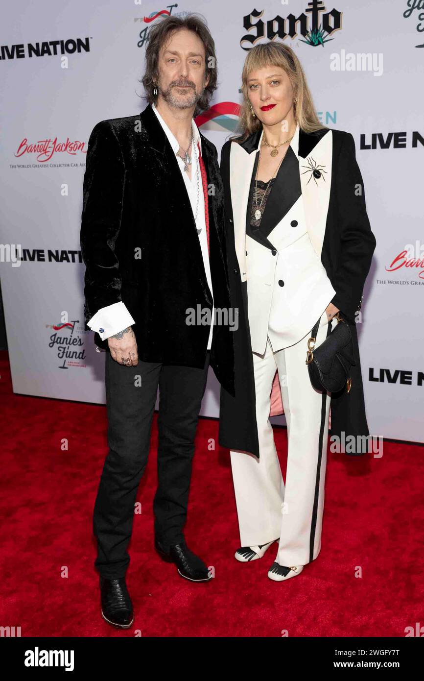 Los Angeles, USA. 04th Feb, 2024. Chris Robinson and Camille Johnson ...