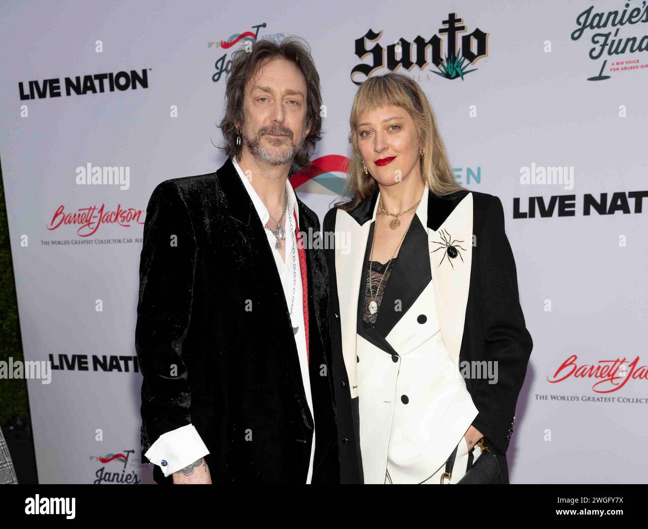 Los Angeles, USA. 04th Feb, 2024. Chris Robinson and Camille Johnson ...
