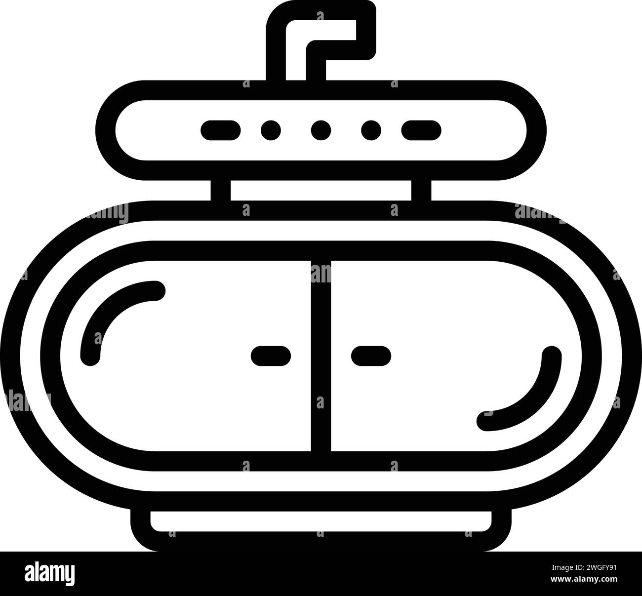 Decompression chamber Stock Vector Images - Alamy