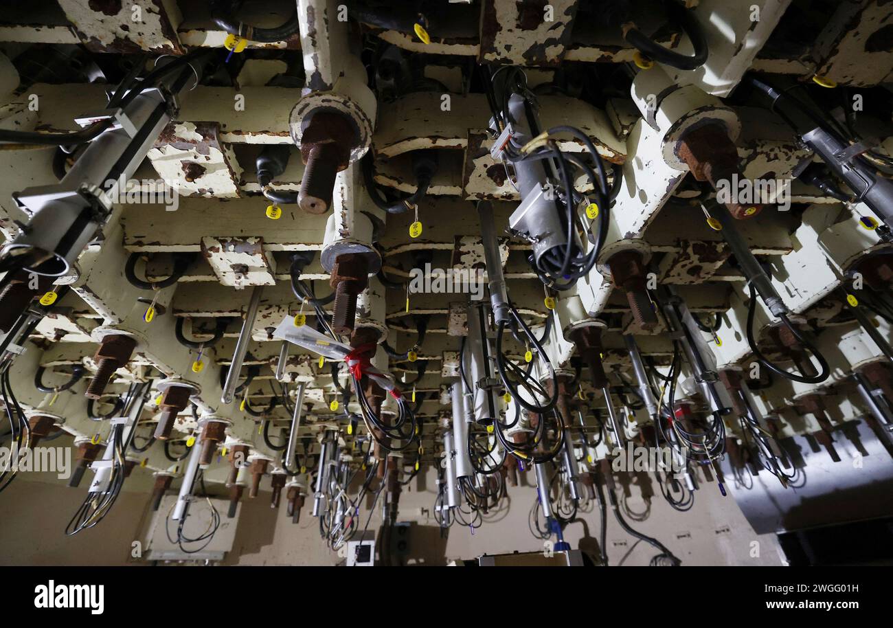 A photo shows the bottom of the reactor containment vessel Unit 5 at ...