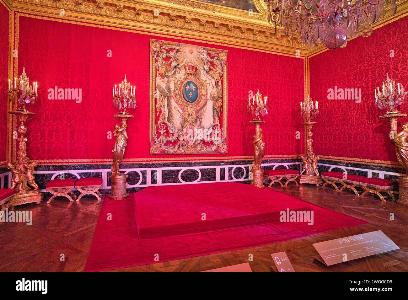 Versailles palace, Versailles, France, 08.18.2023 Apollo room Stock ...