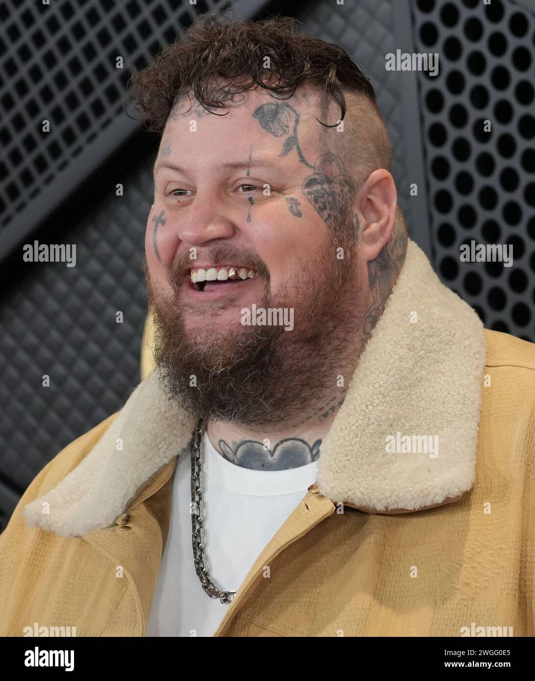 Los Angeles, USA. 04th Feb, 2024. Jelly Roll arrives at the 66th Annual ...