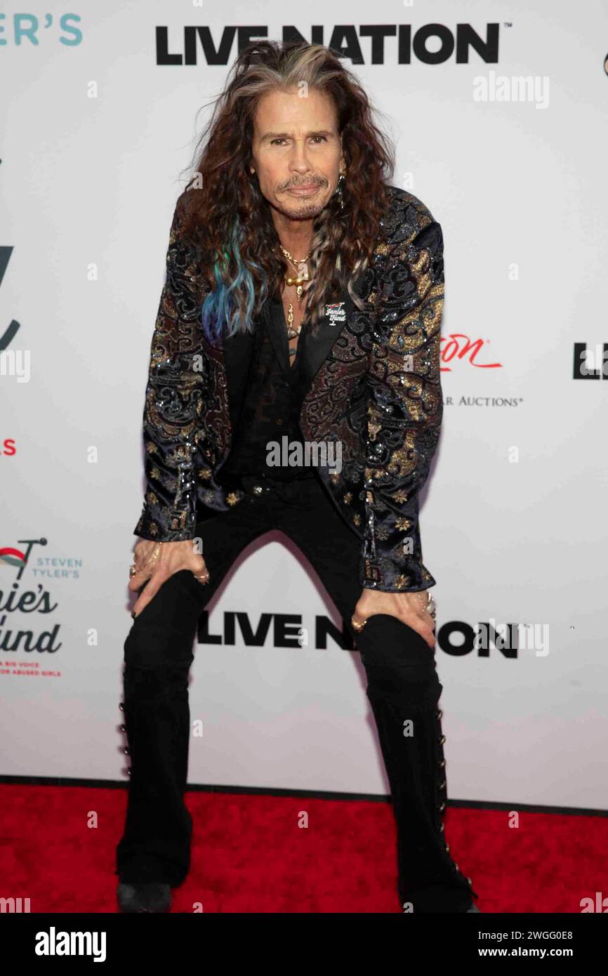 Los Angeles, USA. 04th Feb, 2024. Steven Tyler attends the arrivals of ...