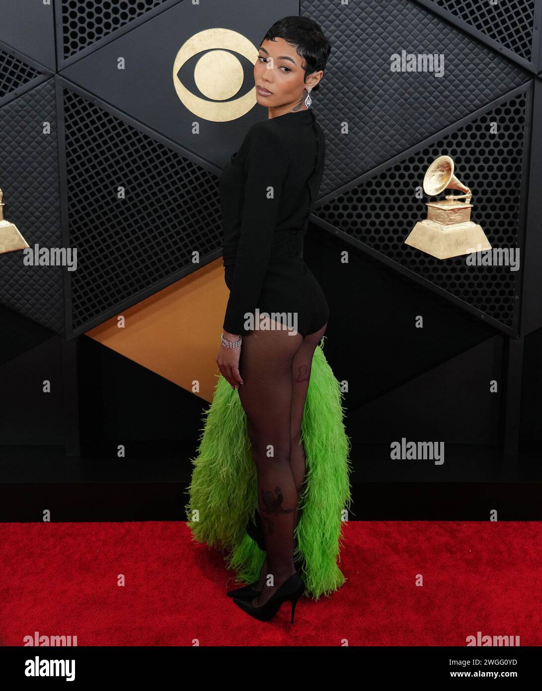 Los Angeles, USA. 04th Feb, 2024. Coi Leray arrives at the 66th Annual ...