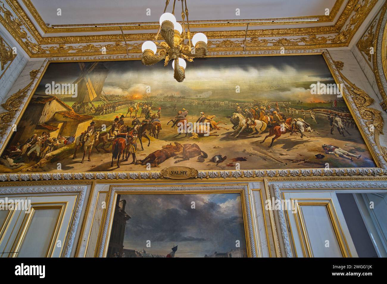 Versailles palace, Versailles, France, 08.18.2023 Battle of Valmy ...