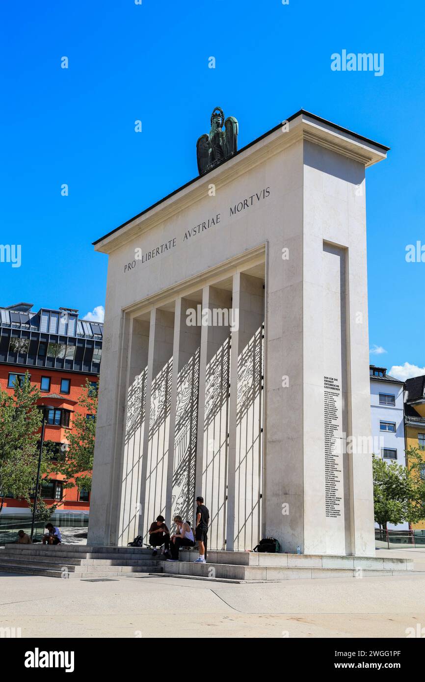 Innsbruck, Austria - August 26. 2022: liberation memorial in Innsbruck ...