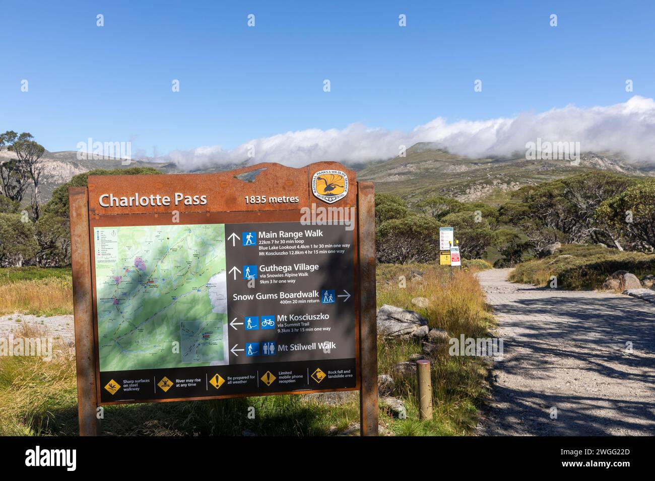 Charlotte Pass, Kosciusko national park, Main Range walk and Mt ...