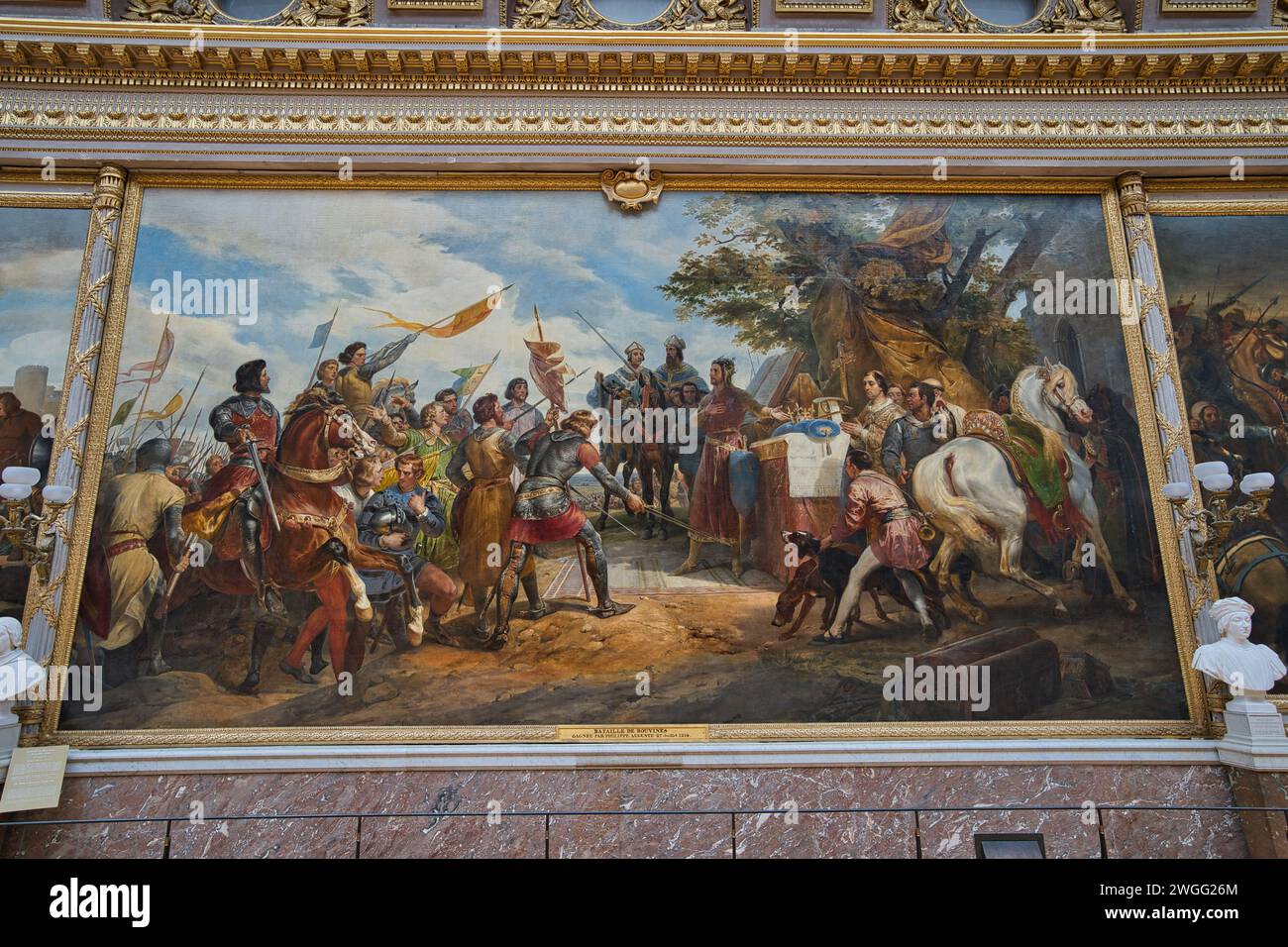 Palace of versailles ceiling paintings hi-res stock photography and ...