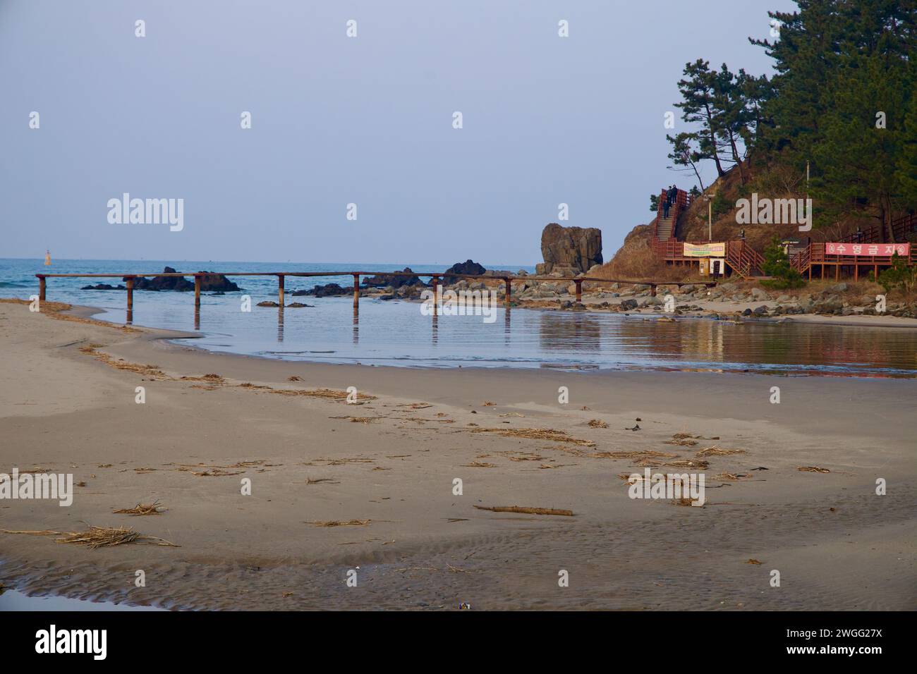 Samcheok City, South Korea - December 28, 2023: The Deokbong Mountain ...