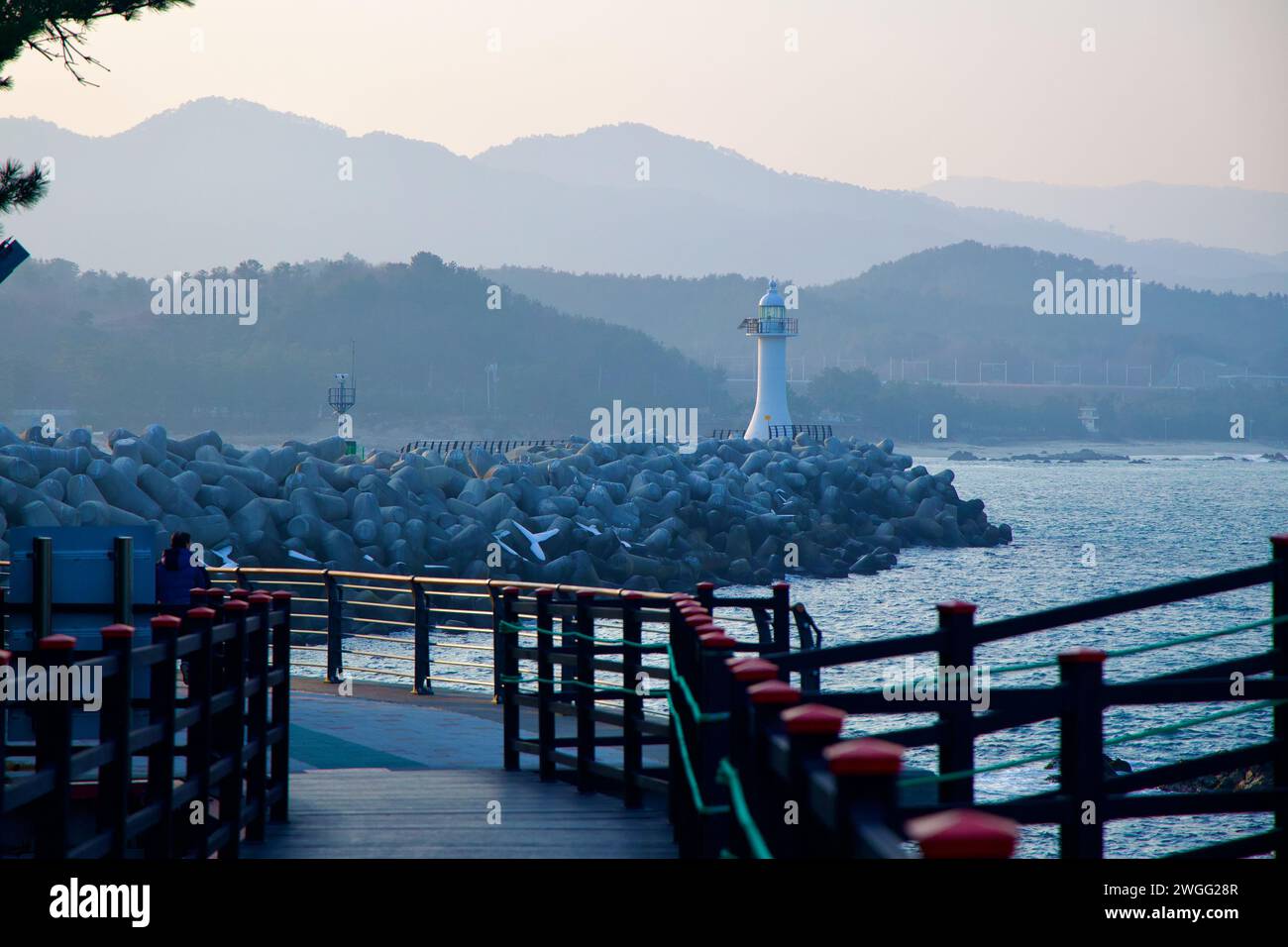 Samcheok City, South Korea - December 28, 2023: The beginning of the ...