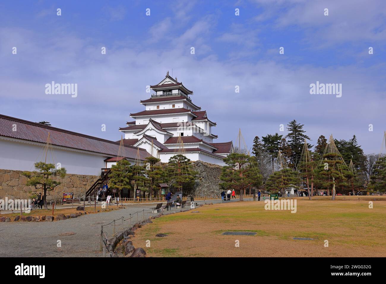 Tsuruga Castle (Wakamatsu castle) a concrete replica of 14th-century ...