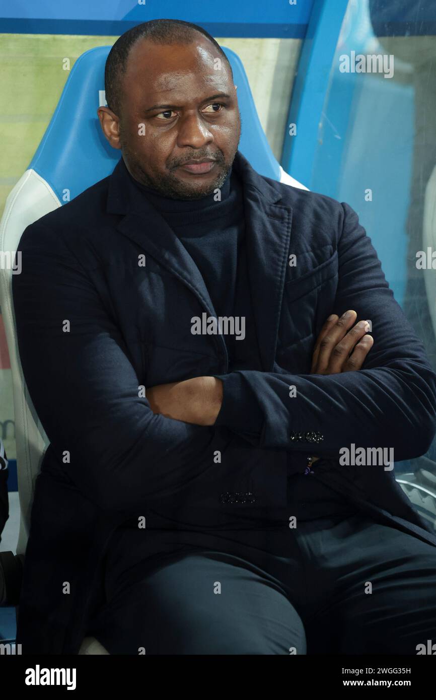 Strasbourg, France. 02nd Feb, 2024. Coach of RC Strasbourg Patrick ...