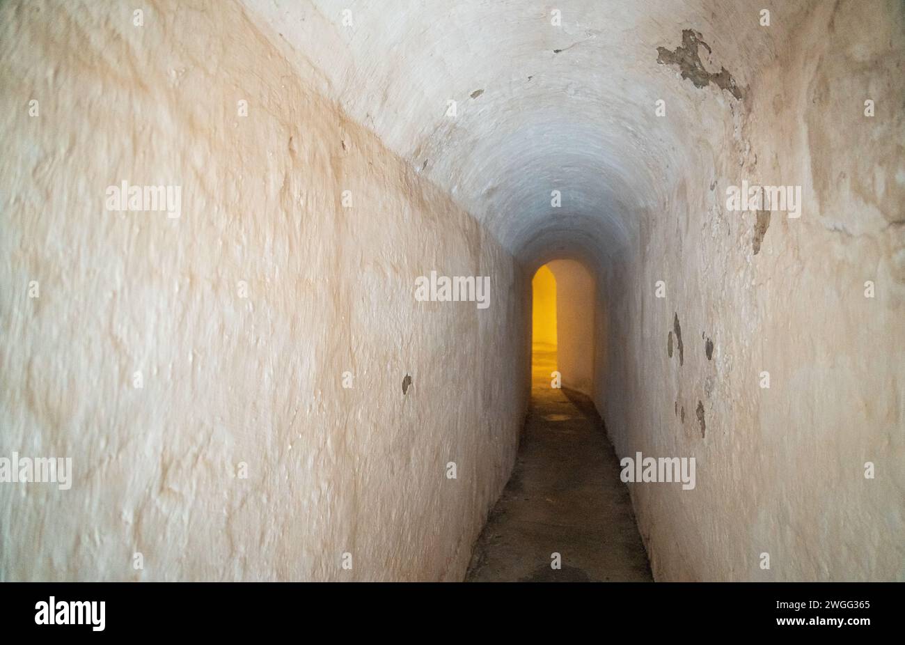 Fort Moultrie, small fortifications and ammunitions bunkers that run ...