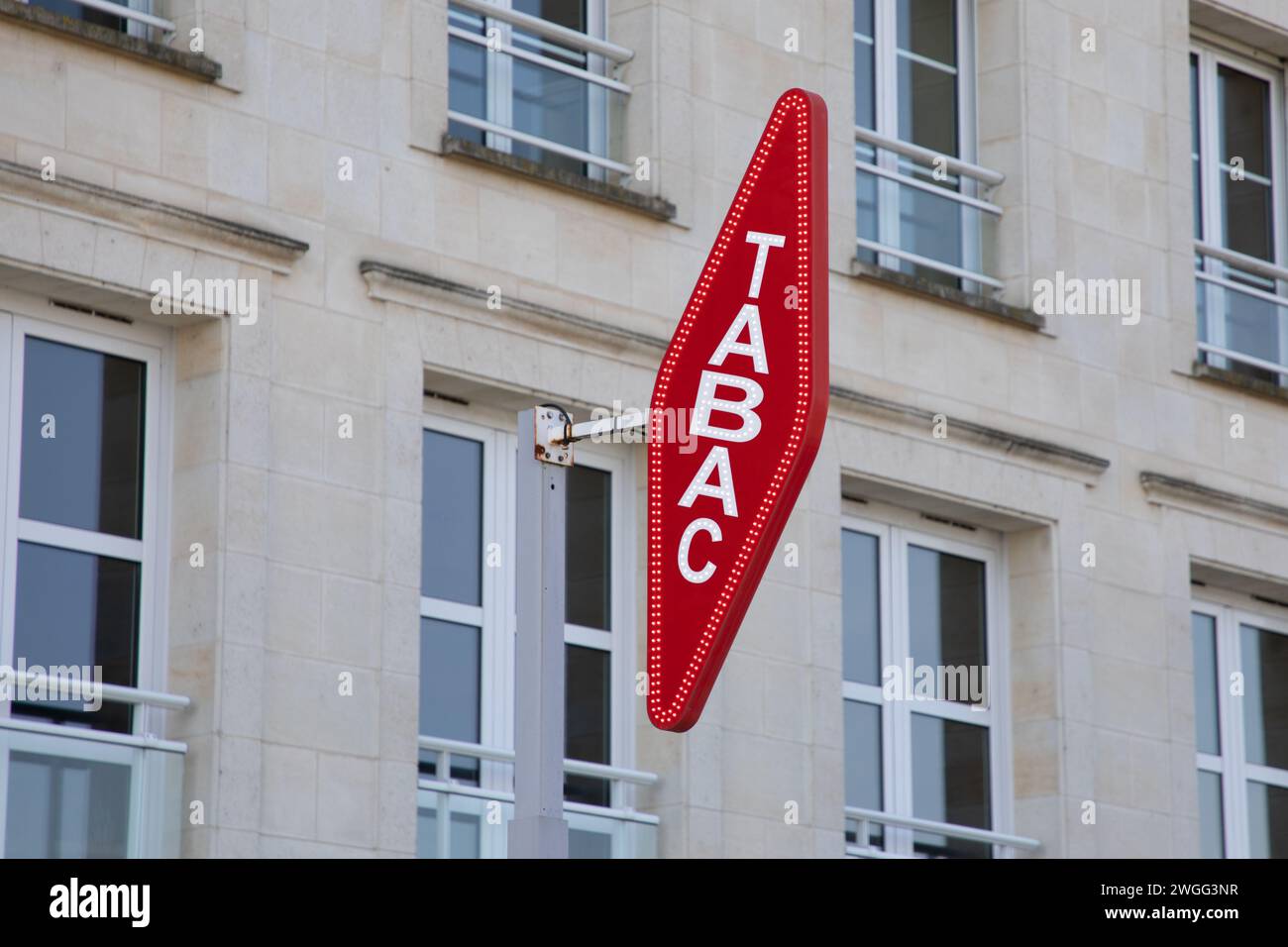 Bordeaux , France - 01 31 2024 : Tabac carrot French label shop tobacco ...