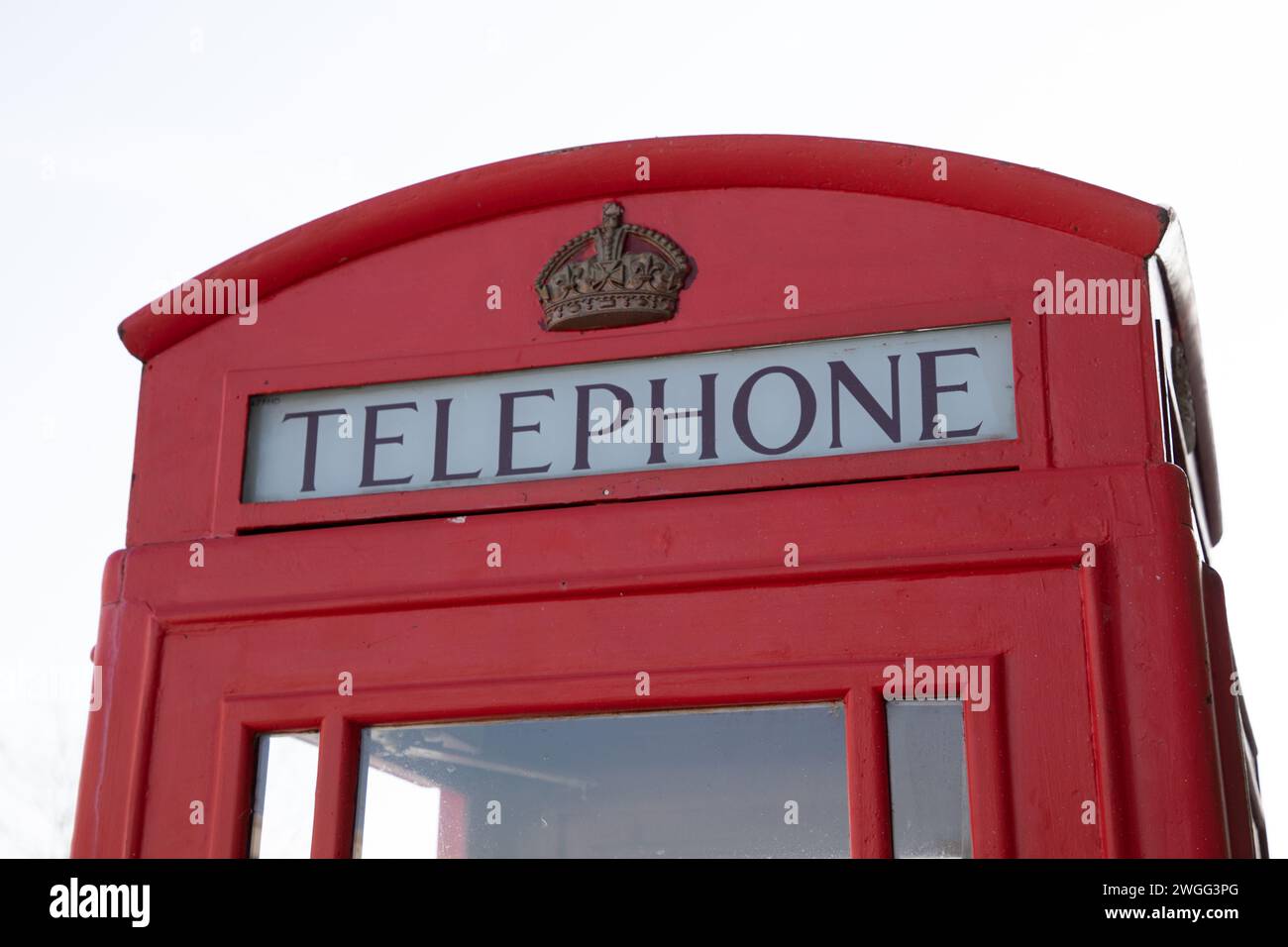 london phone British red telephone box sign text and brand logo Stock ...
