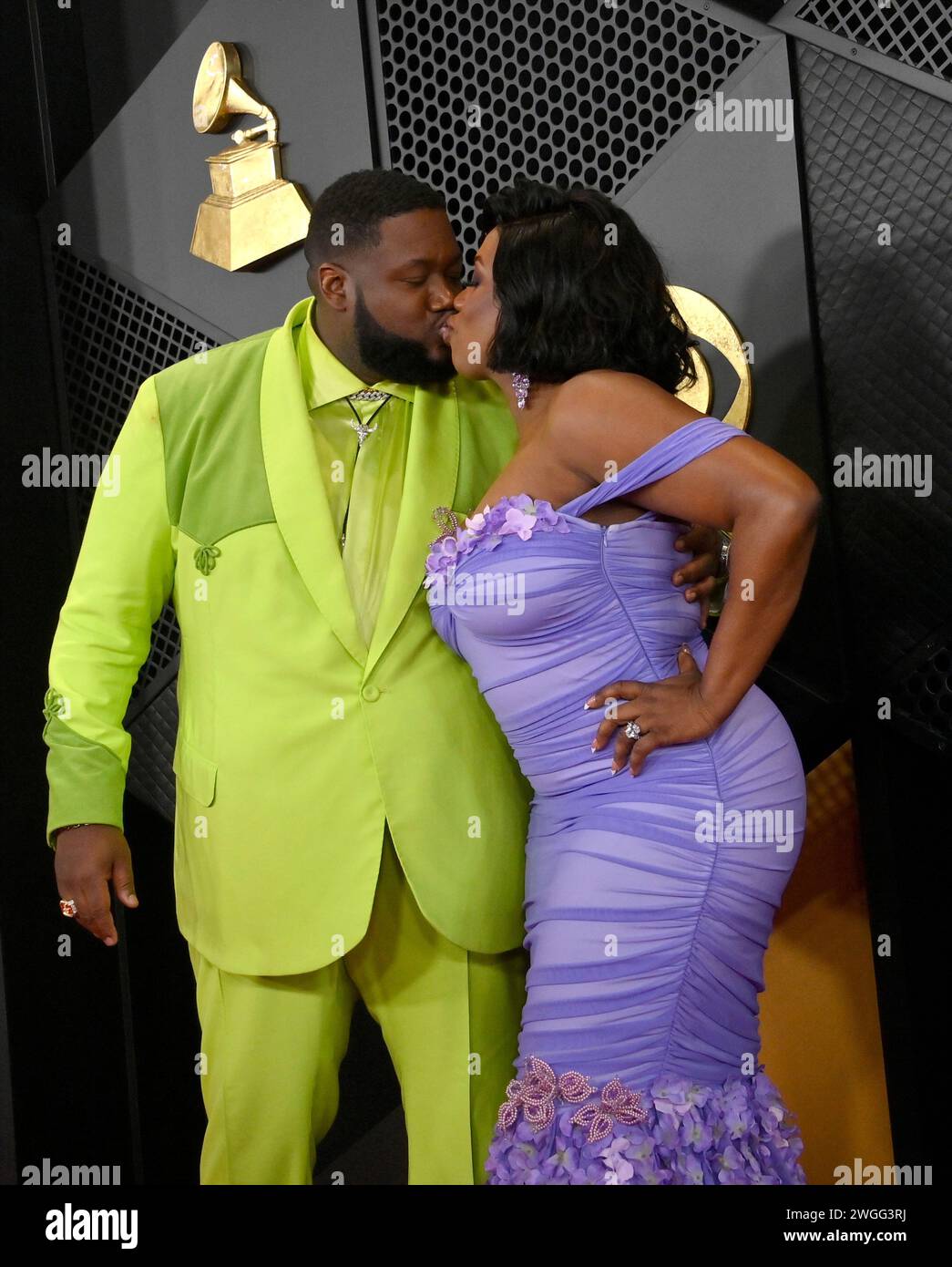 Los Angeles, United States. 04th Feb, 2024. (L-R) Michael Trotter Jr ...