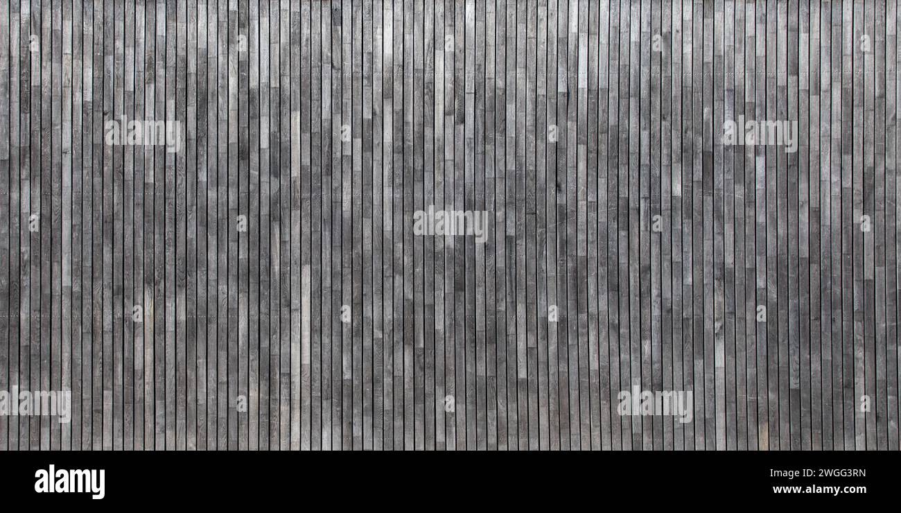 Vertical line fine planks wooden texture background in wood panoramic ...