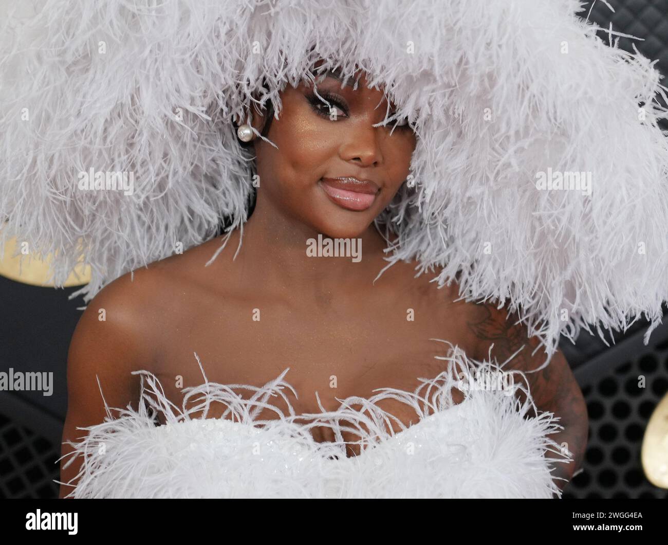 Summer Walker arrives at the 66th Annual Grammy Awards held at the ...