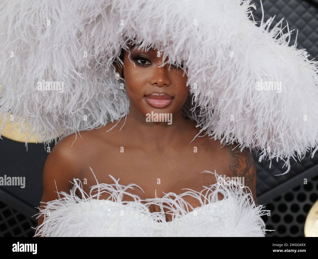 Summer Walker arrives at the 66th Annual Grammy Awards held at the ...