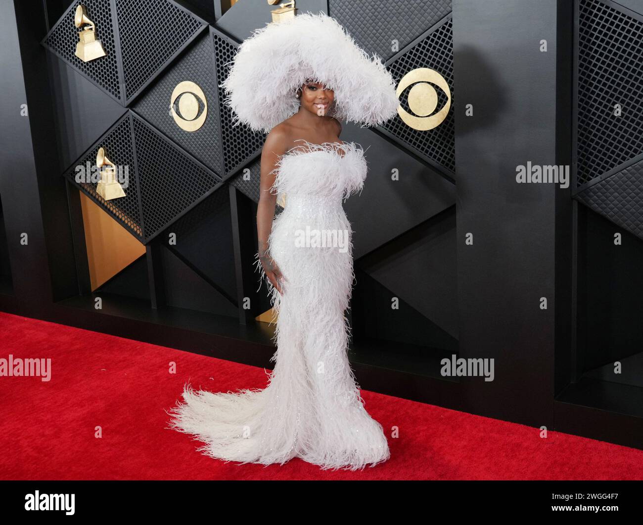 Summer Walker arrives at the 66th Annual Grammy Awards held at the ...