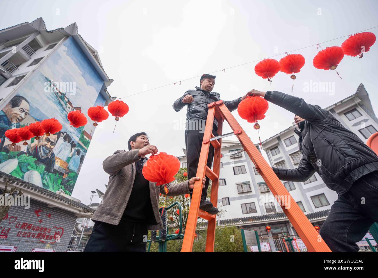 Pingzi community hi-res stock photography and images - Alamy