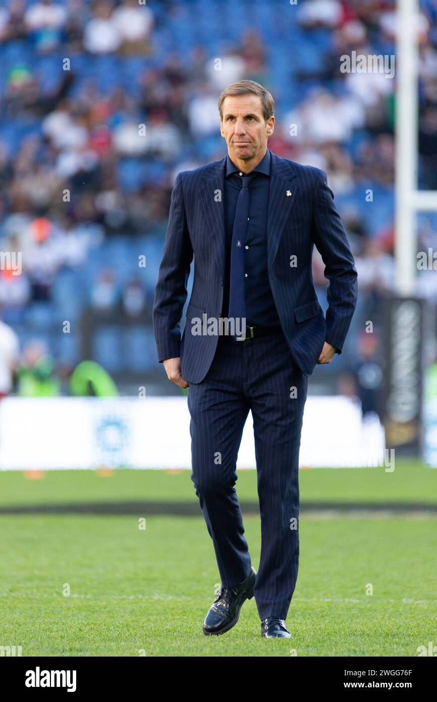 Rugby Six Nations. Italy vs England. Stadio Olimpico. Rome. 03/02/2024 ...