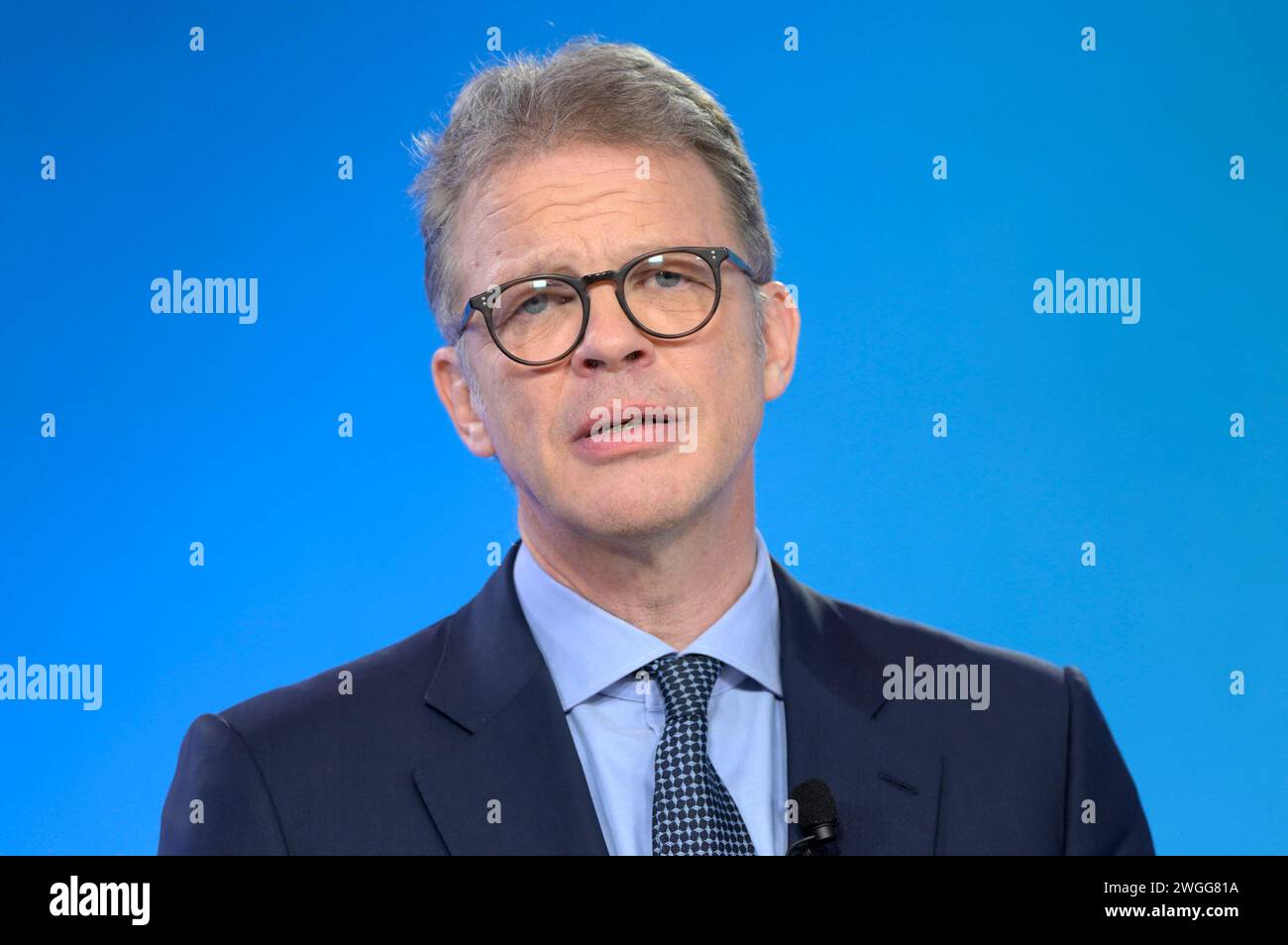 Bilanzpressekonferenz der Deutsche Bank AG am 01.02.2024 : Christian ...