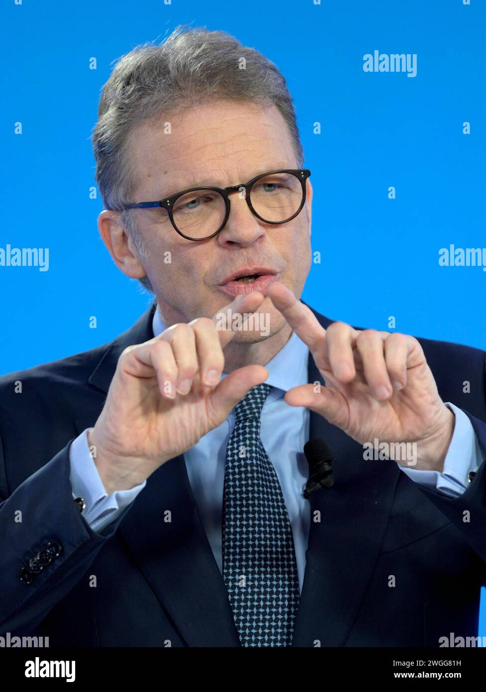 Bilanzpressekonferenz der Deutsche Bank AG am 01.02.2024 : Christian ...