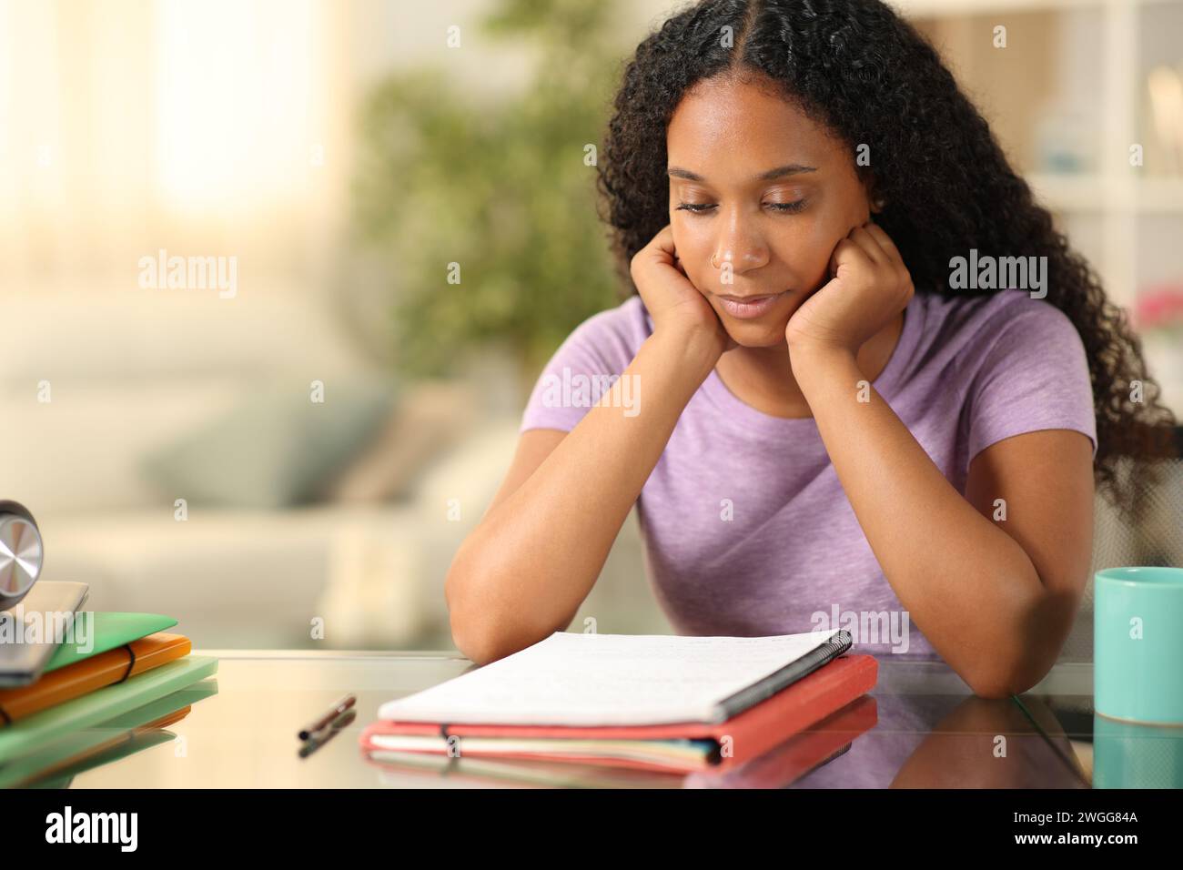 High school student young black woman hi-res stock photography and ...