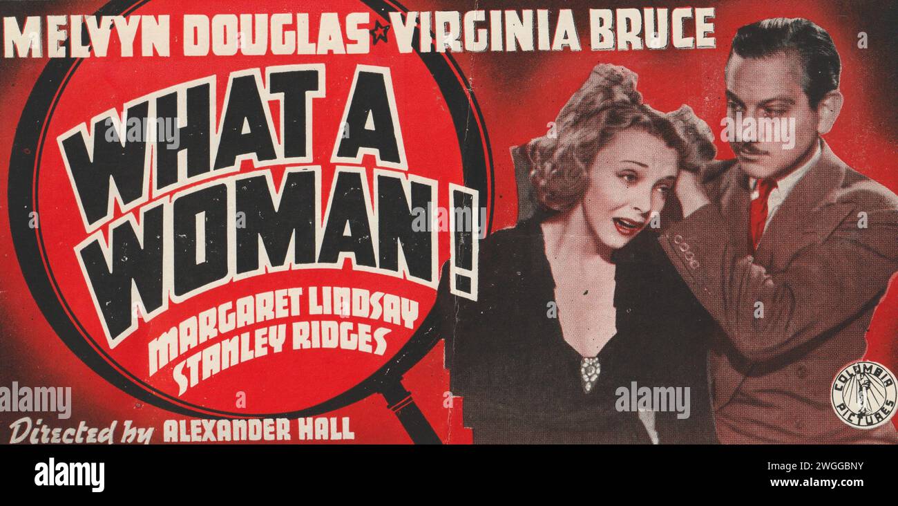 What A Woman Melvyn Douglas Virginia Bruce Stock Photo - Alamy
