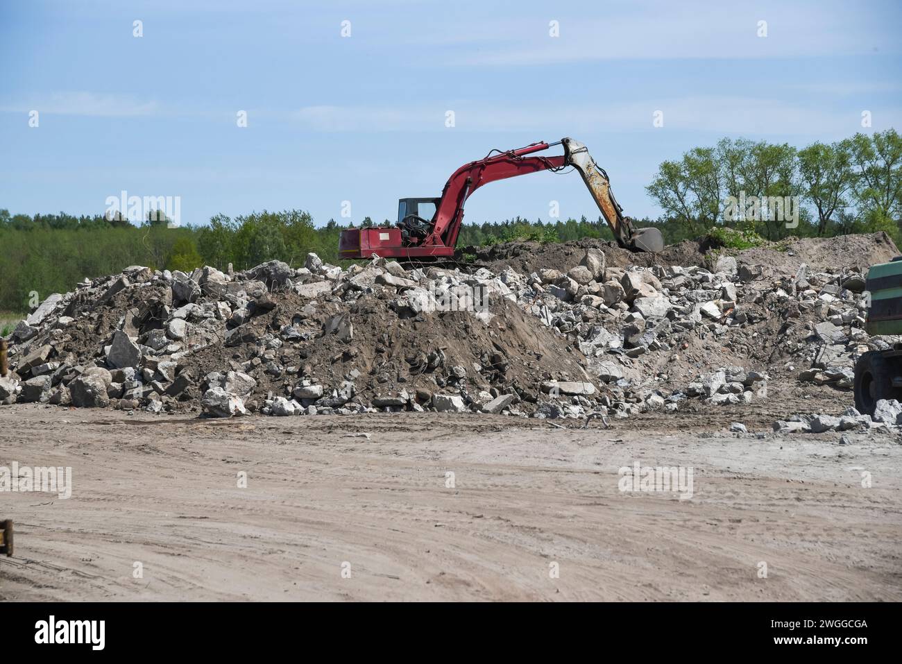 Cleaning up concrete remains hi-res stock photography and images - Alamy