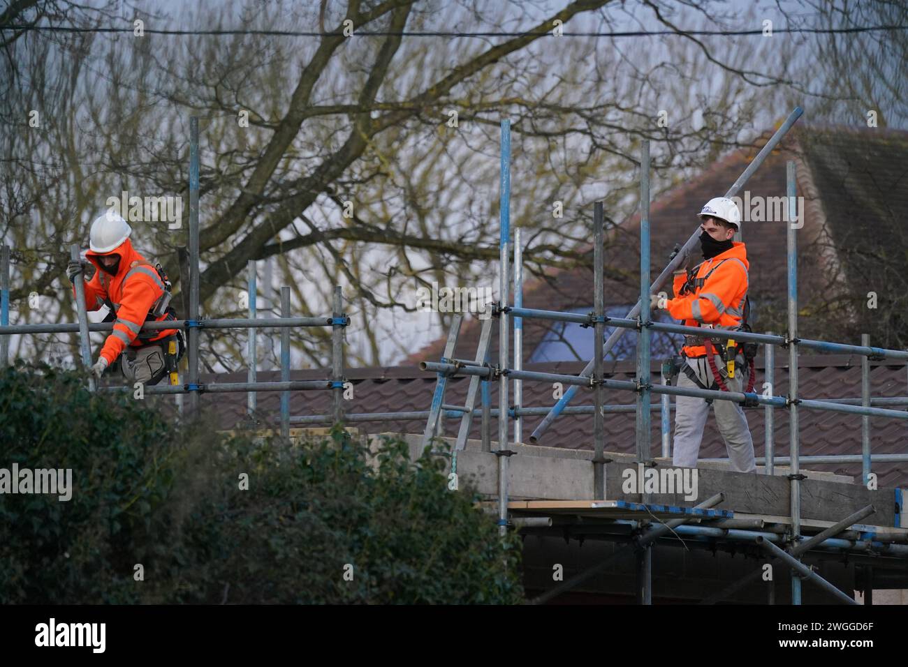 Work continues to demolish an unauthorised spa pool block at the home ...