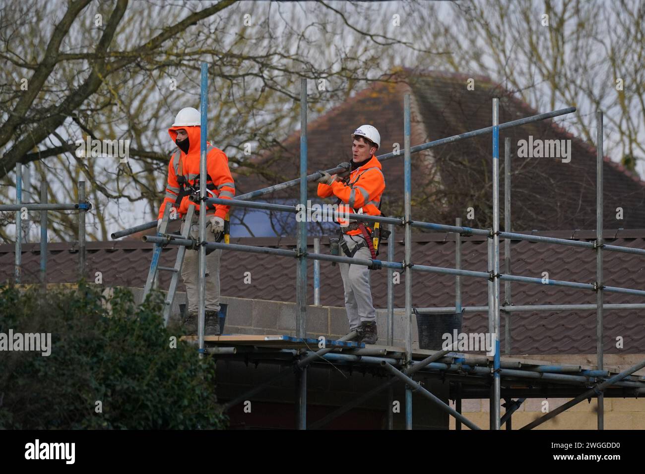 Work continues to demolish an unauthorised spa pool block at the home ...