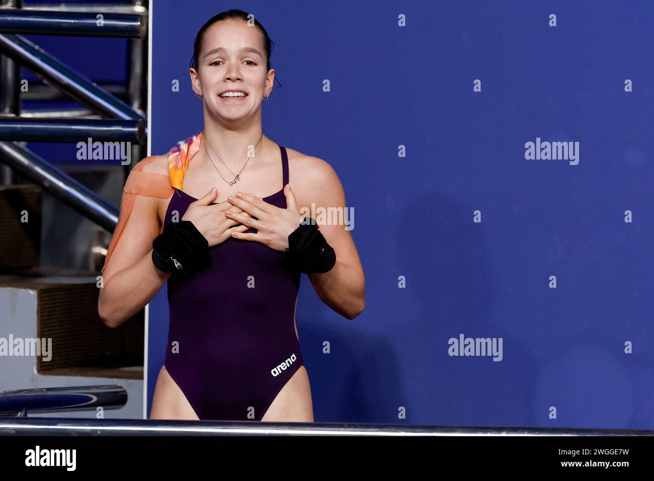 DOHA, QATAR - FEBRUARY 5: Else Praasterink of Netherlands competing in ...