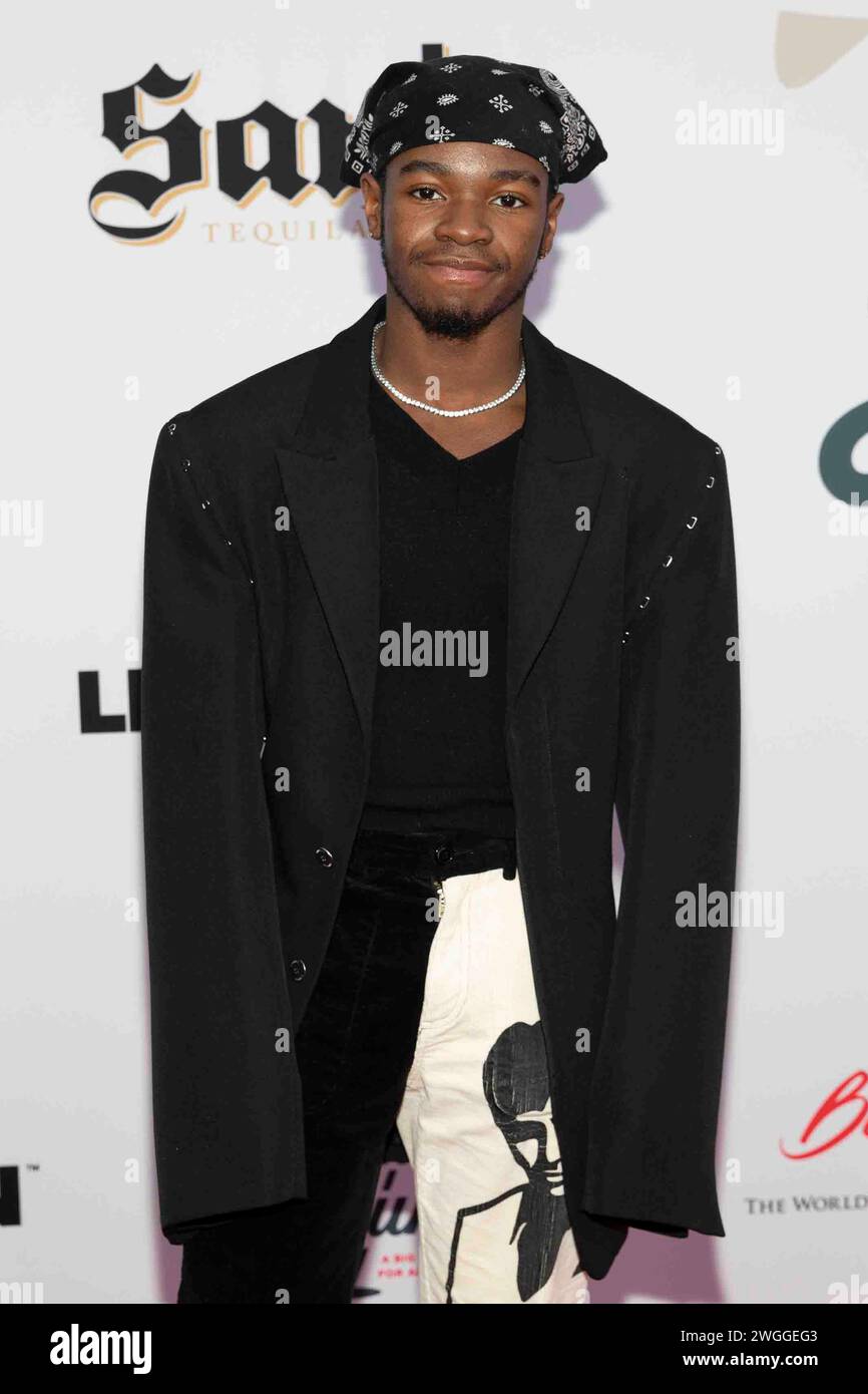 Los Angeles, USA. 04th Feb, 2024. Alkaya Brunson attends the arrivals ...