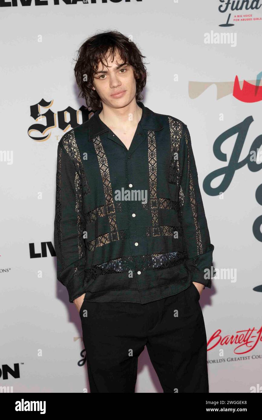 Los Angeles, USA. 04th Feb, 2024. Stephen Dawes attends the arrivals of the 5th Jam for Janie ...