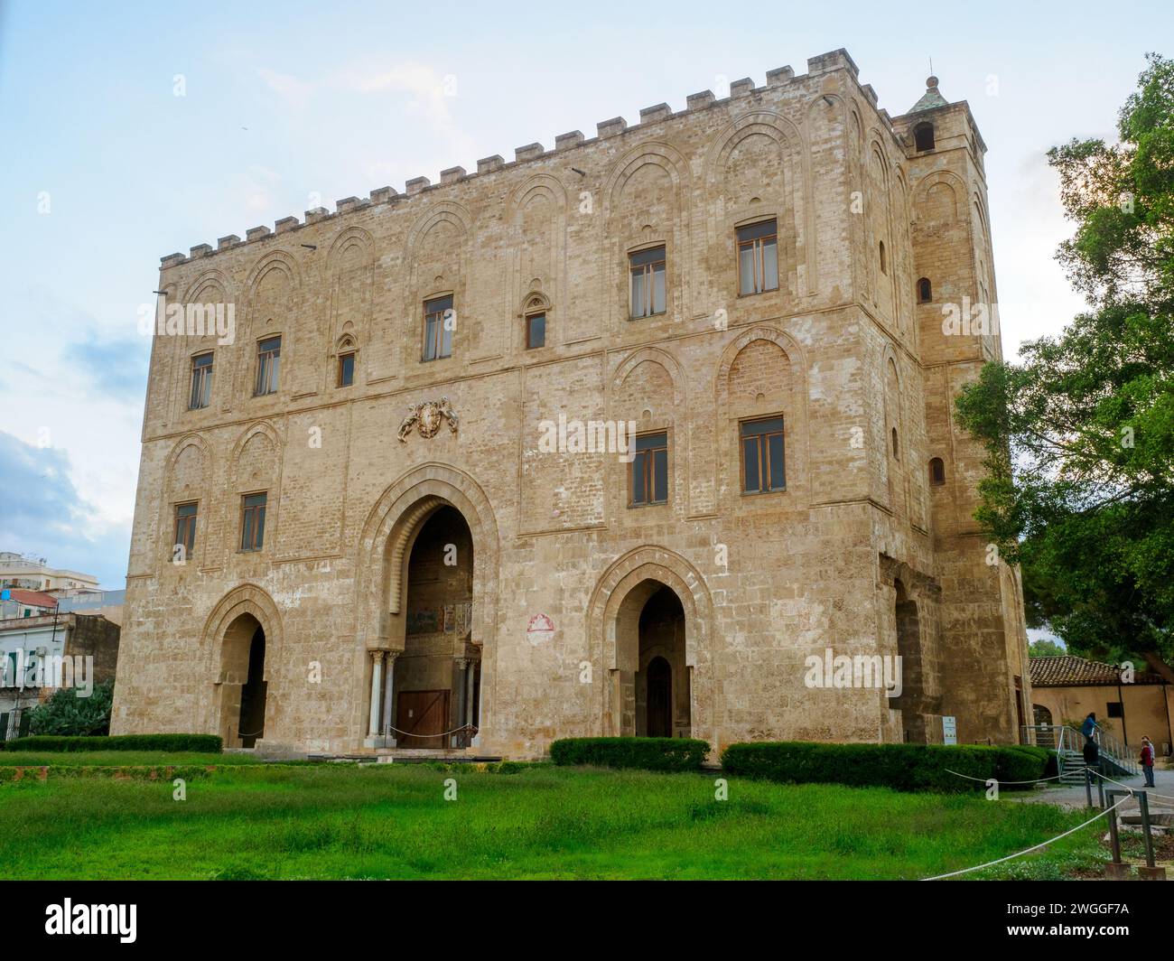La Zisa, also called Castello della Zisa in Palermo - Sicily, Italy ...
