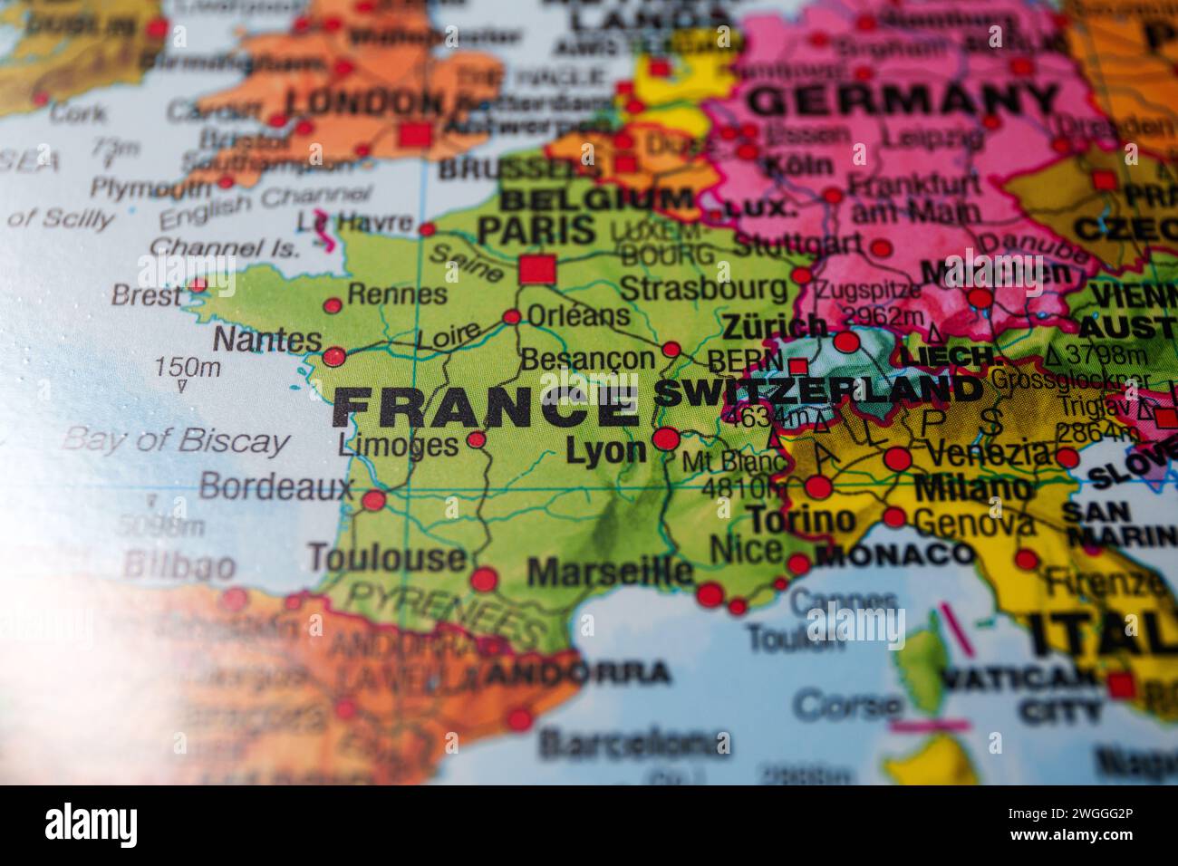 Political world map hi-res stock photography and images - Alamy