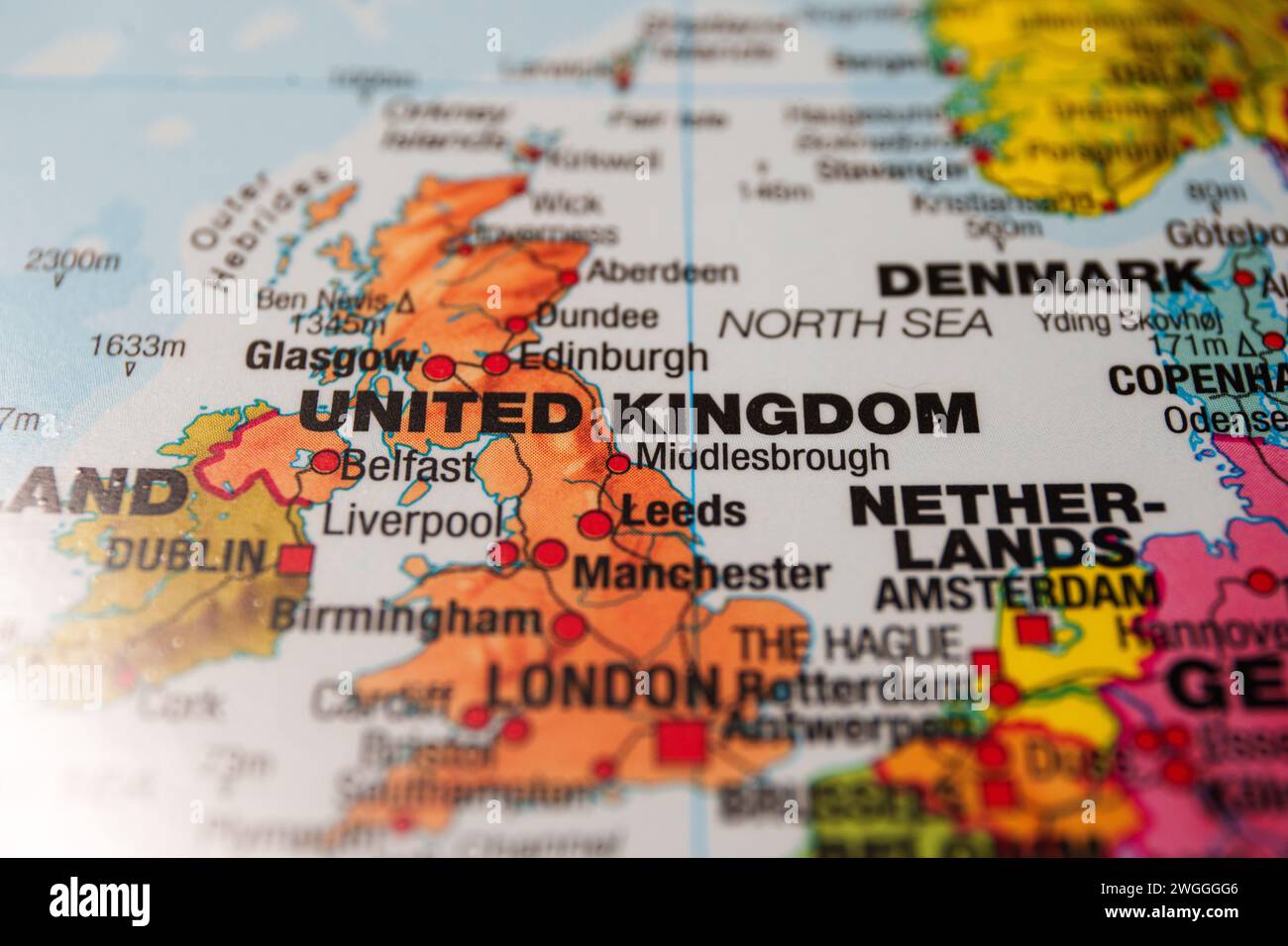 Uk political map hi-res stock photography and images - Alamy