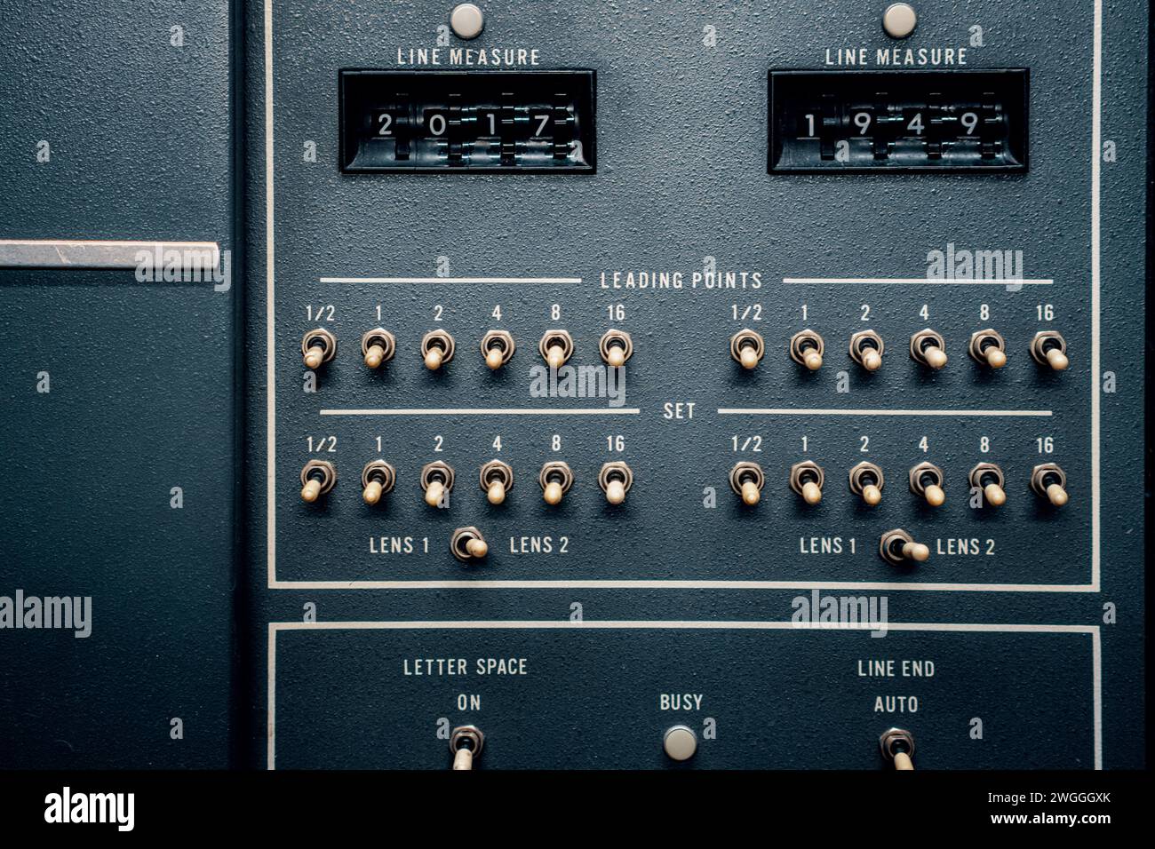 message encryption device mid-20th century ancient technology Stock ...