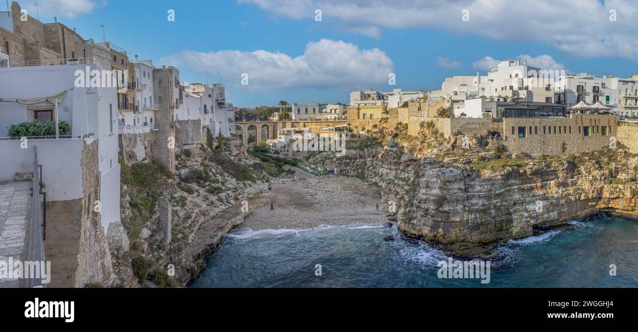 One of the most beautiful cities on the Adriatic Sea, Polignano a Mare ...