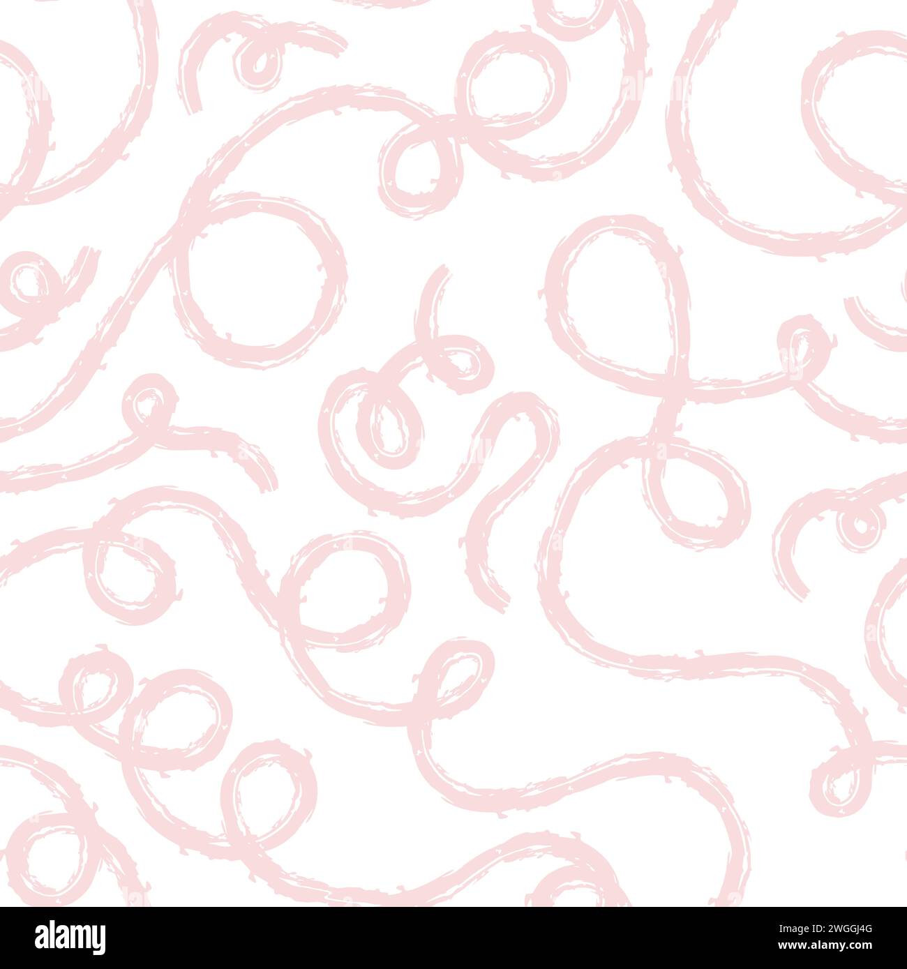 Wavy line drawn pink Stock Vector Images - Alamy