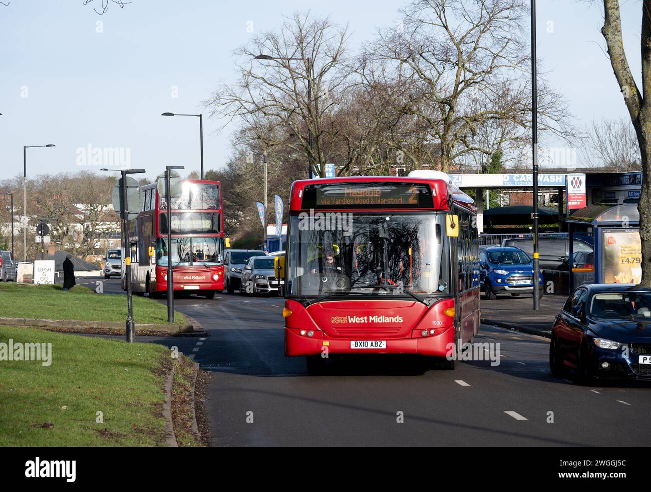National Express West Midlands buses in Yardley Wood, West Midlands ...