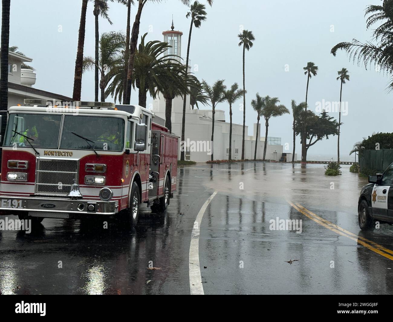 Montecito, California, U.S.A. 4th Feb, 2024. Montecito Fire Department ...