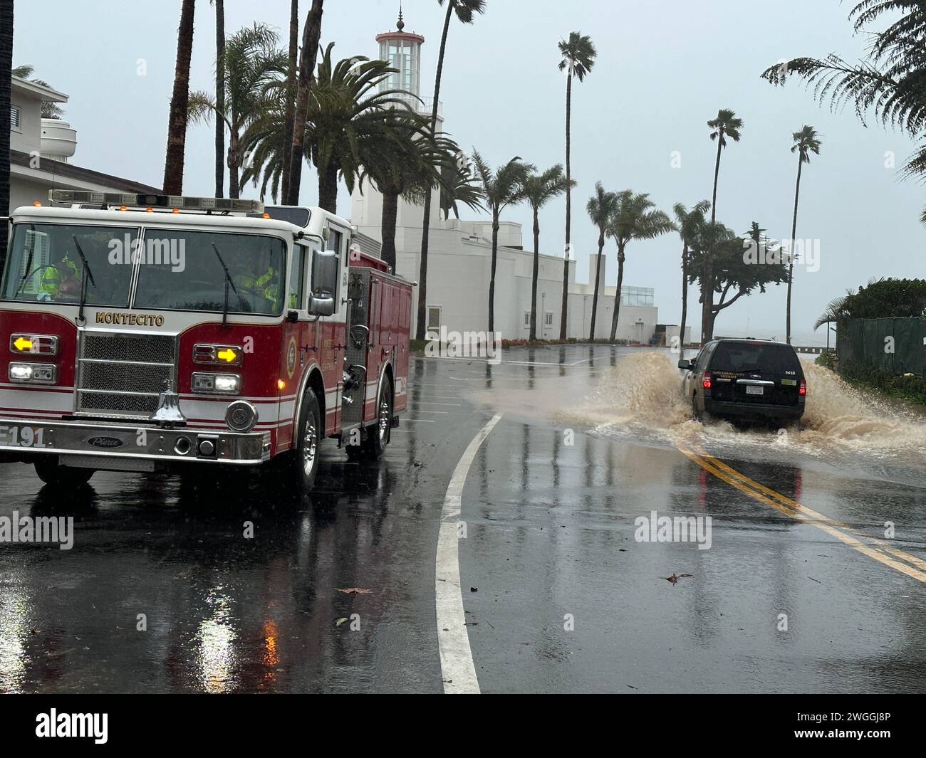 Montecito, California, U.S.A. 4th Feb, 2024. Montecito Fire Department ...