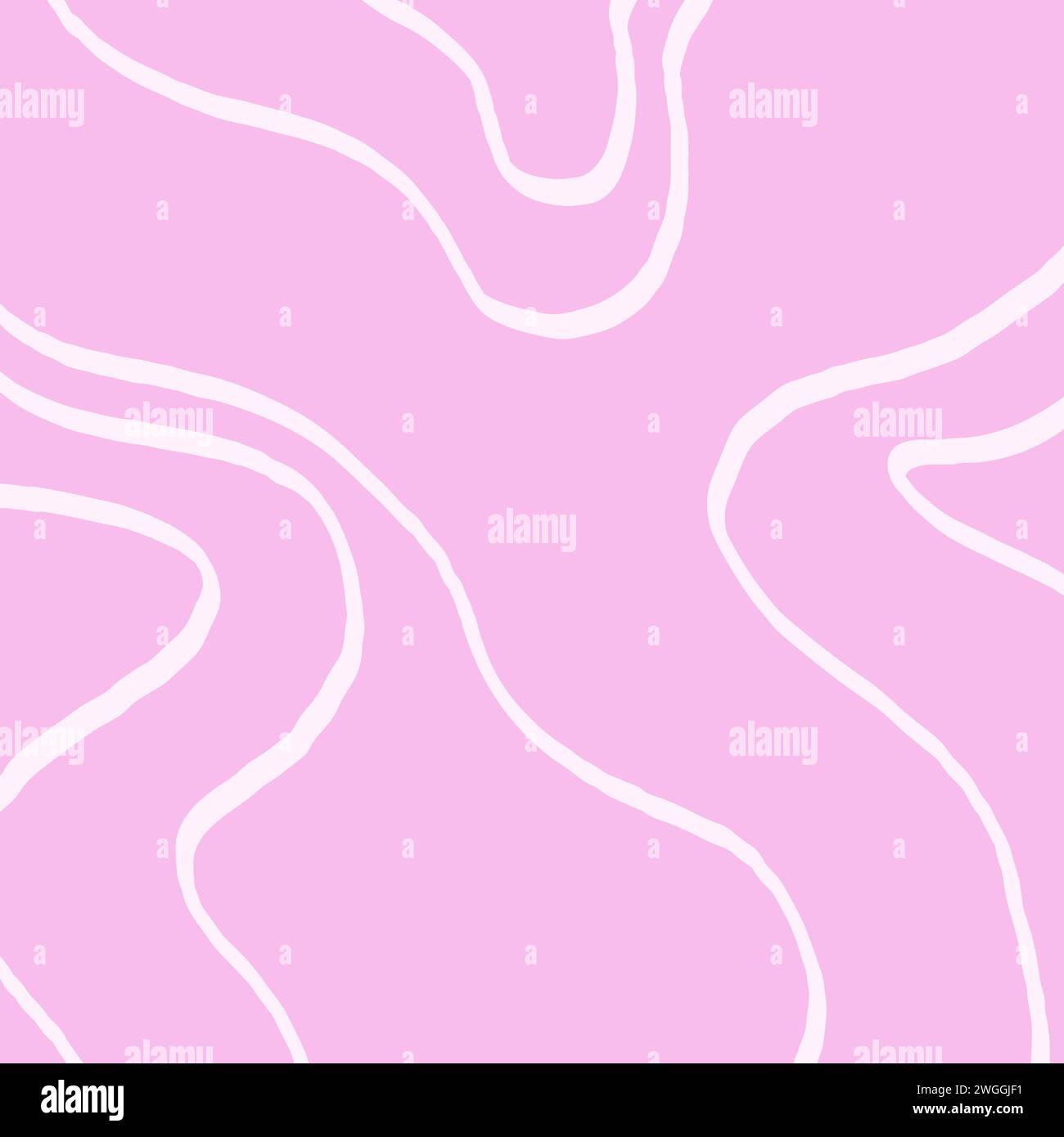 Abstract doodle grid with pink background . Squiggle and scribble ...