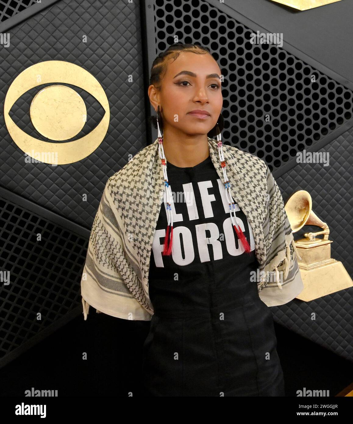 Los Angeles, United States. 04th Feb, 2024. Esperanza Spalding attends ...