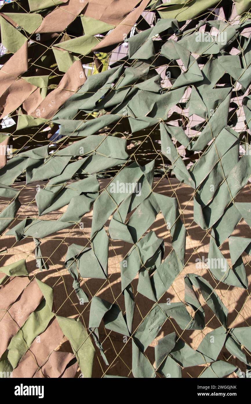 Camouflage khaki net military hi-res stock photography and images - Alamy