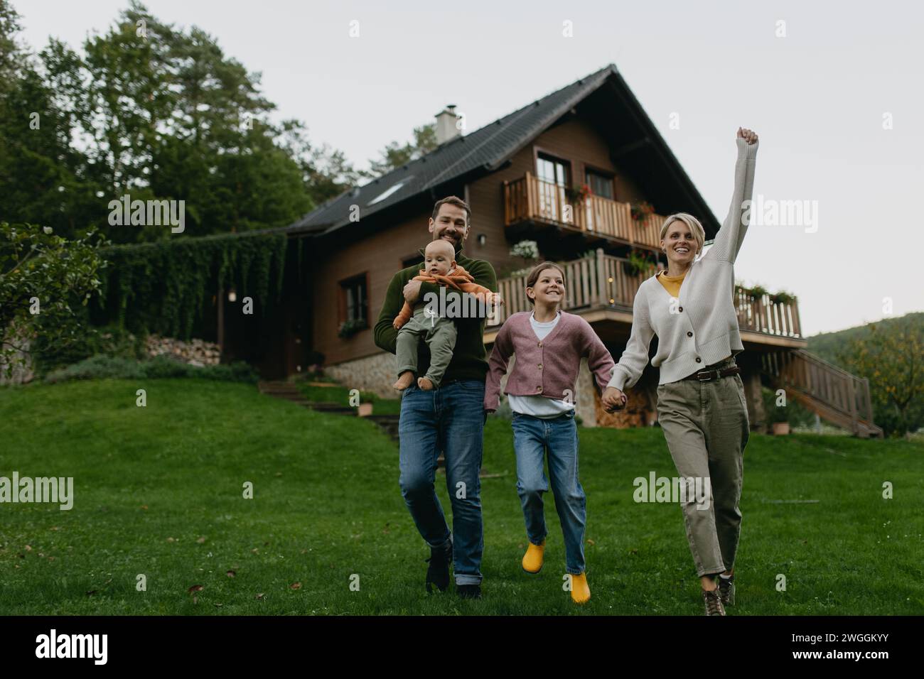 Family environmental awareness young hi-res stock photography and ...